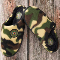 Men's Plush US Army Camo Slippers | The Lakeside Collection