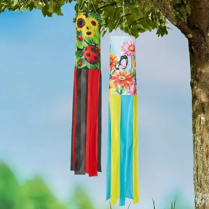 Whimsical Spring Windsocks Ladybug or Butterfly | The Lakeside Collection