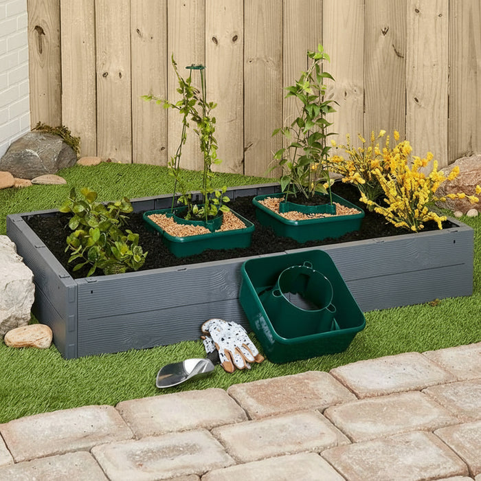 Set of 3 Starter Plant Boxes-Outdoor Gardening | The Lakeside Collection