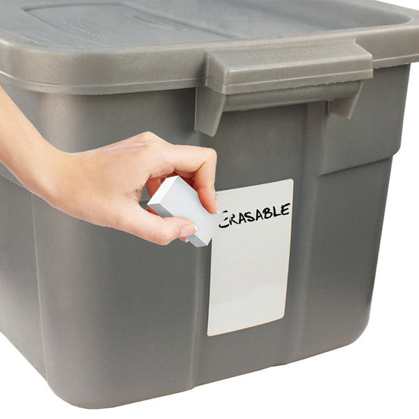 Erasable Labels Starter Kit with 10 Labels Eraser and Pen 3x5 | The ...