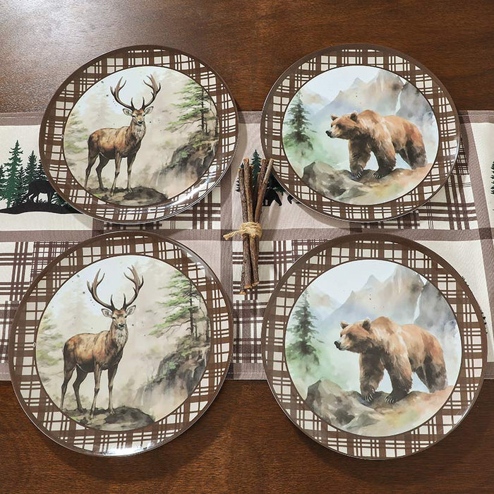 Enchanting Lodge Luxe Wilderness Dinner Plates - Set of 4 | The ...