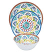 Italian Tuscan Colorful Melamine Dinnerware Set Service for 4 | The ...