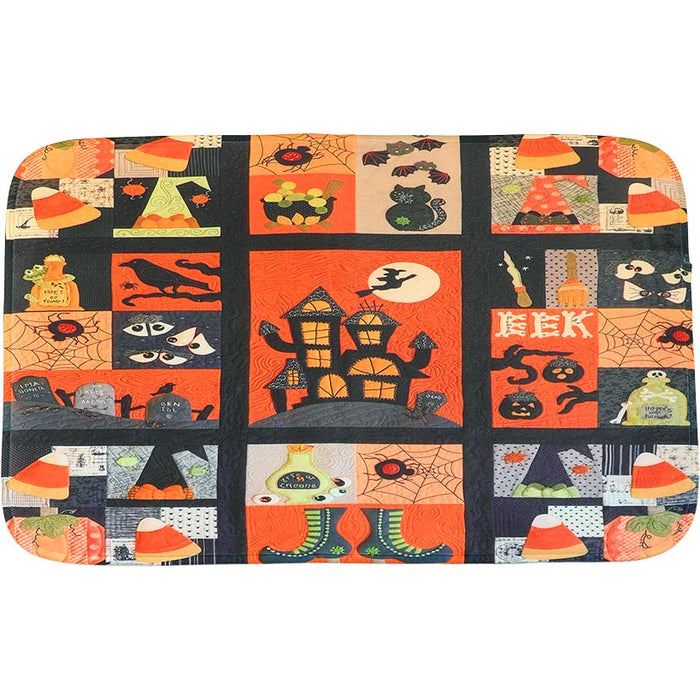 Halloween Patchwork Bath Decor 16-Pc. Set | The Lakeside Collection