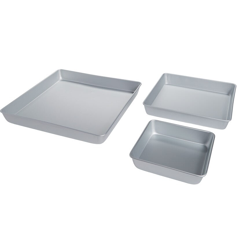Wilton Nonstick Square Baking Pans - Set of 3 | The Lakeside Collection