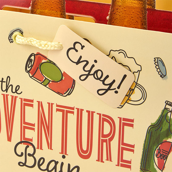 Beer Bottle Gift Bag Set - 3-Pk. | The Lakeside Collection