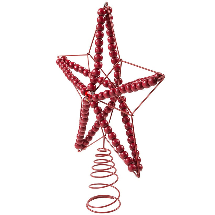Beaded Star Tree Topper | The Lakeside Collection