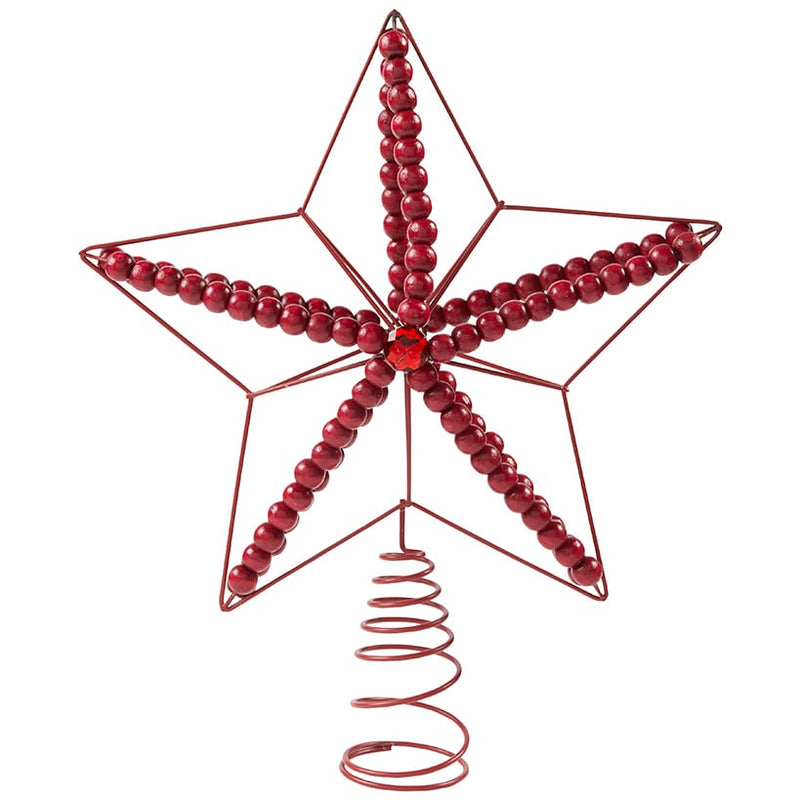 Beaded Star Tree Topper | The Lakeside Collection