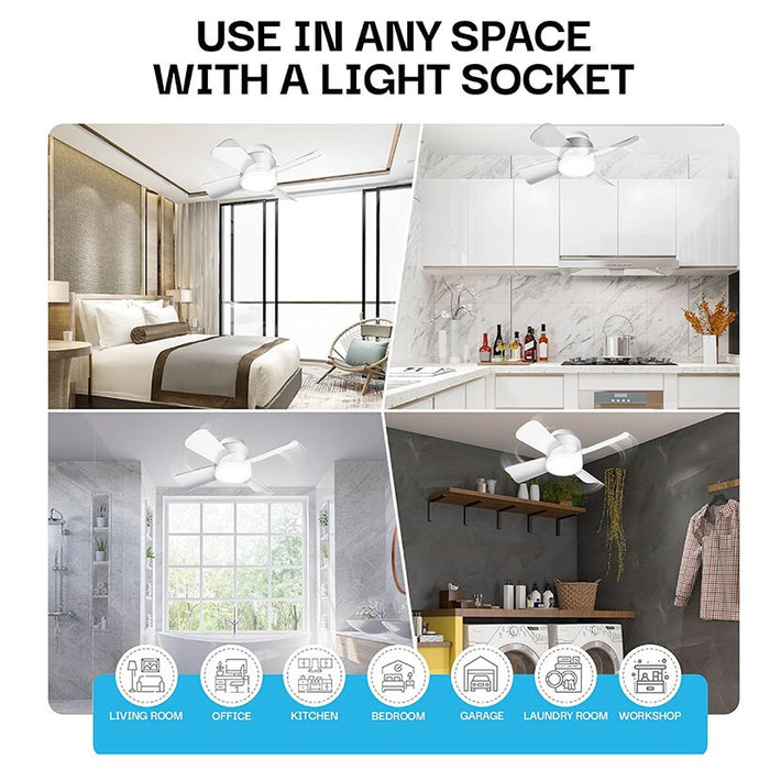 Bell+Howell® Socket Fan Light | The Lakeside Collection