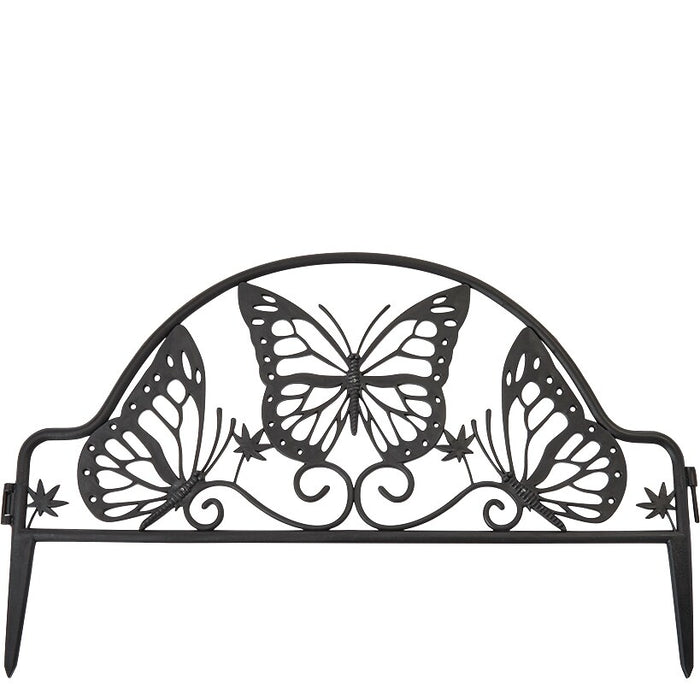 Butterfly Garden Border Fence Edging -Set of 4 | The Lakeside Collection