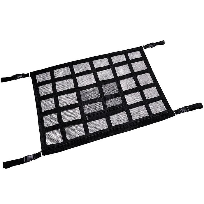 Car Ceiling Cargo Mesh Net With 2 Separate Pockets 1 Zippered | The ...