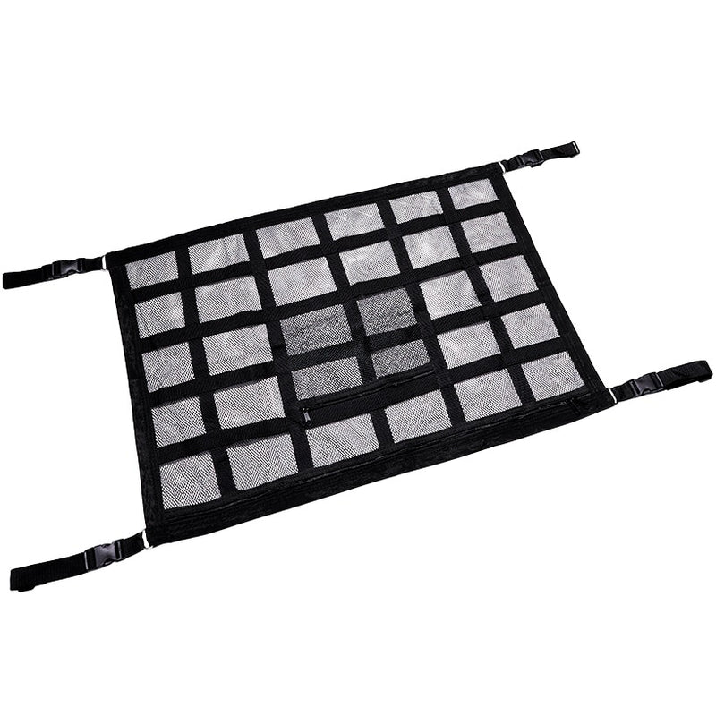 Car Ceiling Cargo Mesh Net With 2 Separate Pockets 1 Zippered | The ...