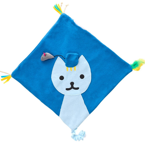 Cat Indoor Play Mat With 5 Attached Toys | The Lakeside Collection