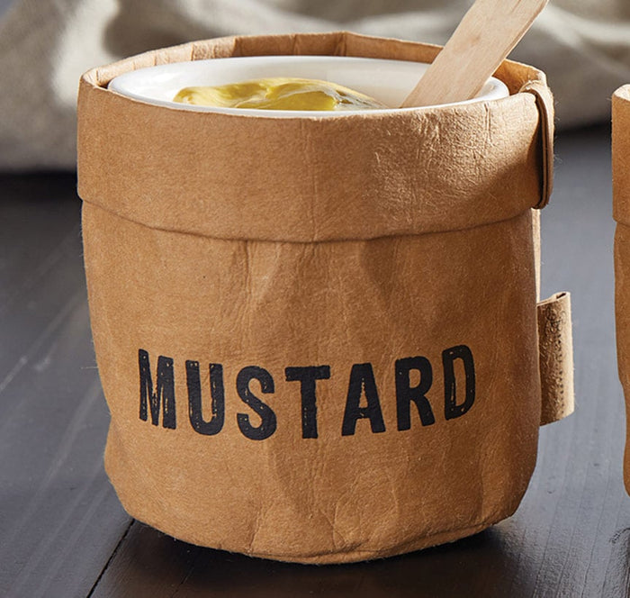 Washable Paper Condiment Holder with Ceramic Dish | The Lakeside Collection