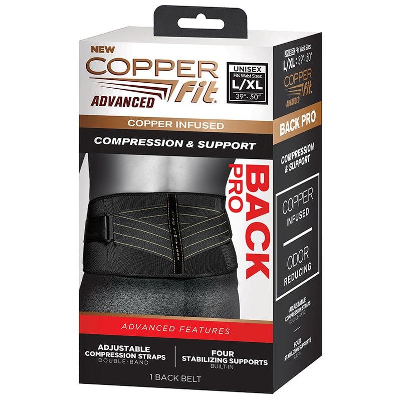 Copper Fit® Advanced Back Pro - Back Support, Unisex with Anti-Odor ...