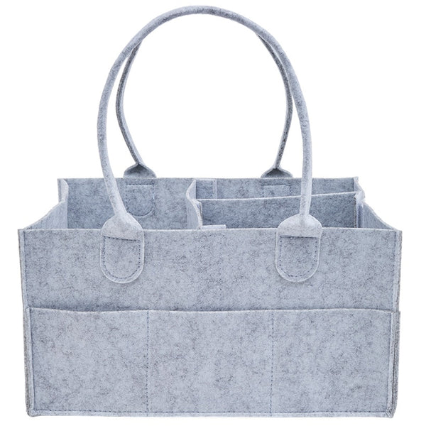Foldable Felt Storage Caddy with Handles | The Lakeside Collection