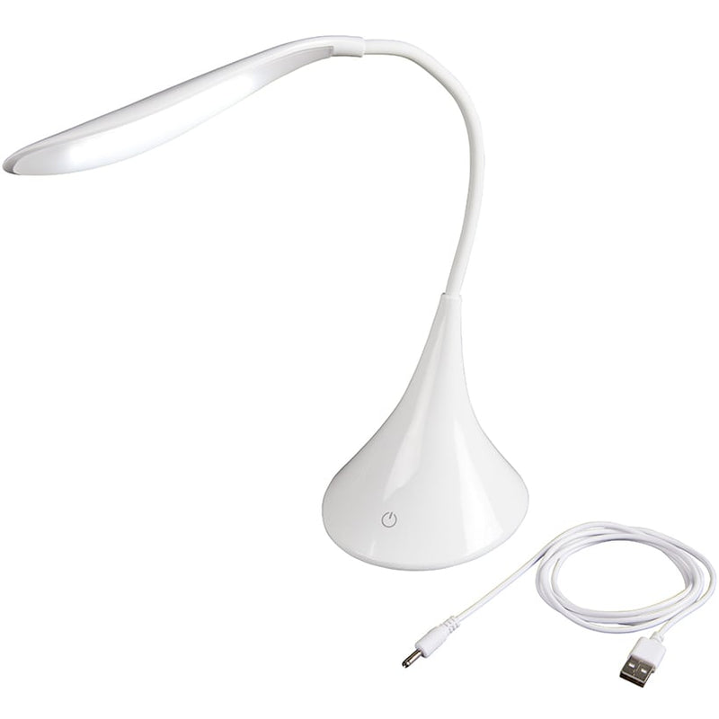 LED Desk Lamp Flexible Gooseneck with USB Cord | The Lakeside Collection