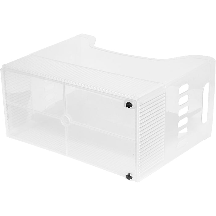 Kitchen Freezer Clear Organizer Bin Multi-Purpose Storage Containers ...