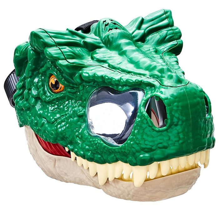 T-Rex Dinosaur Mask With Growling And Snarling Realistic Sound Effects ...