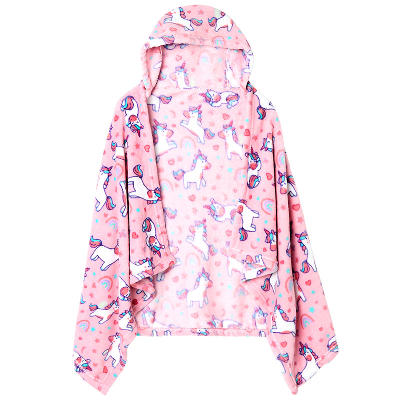 Kids' Hooded Fleece Throw | The Lakeside Collection