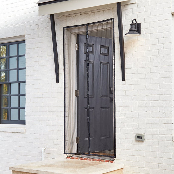 Magnetic Mesh Screen Door Kid and Pet Friendly, Measures 39" X 81 ...