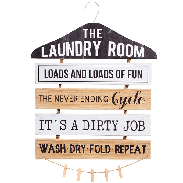 Laundry Room Humorous Wall Décor - Tip Jar, Sign, or Safety Pins | The ...