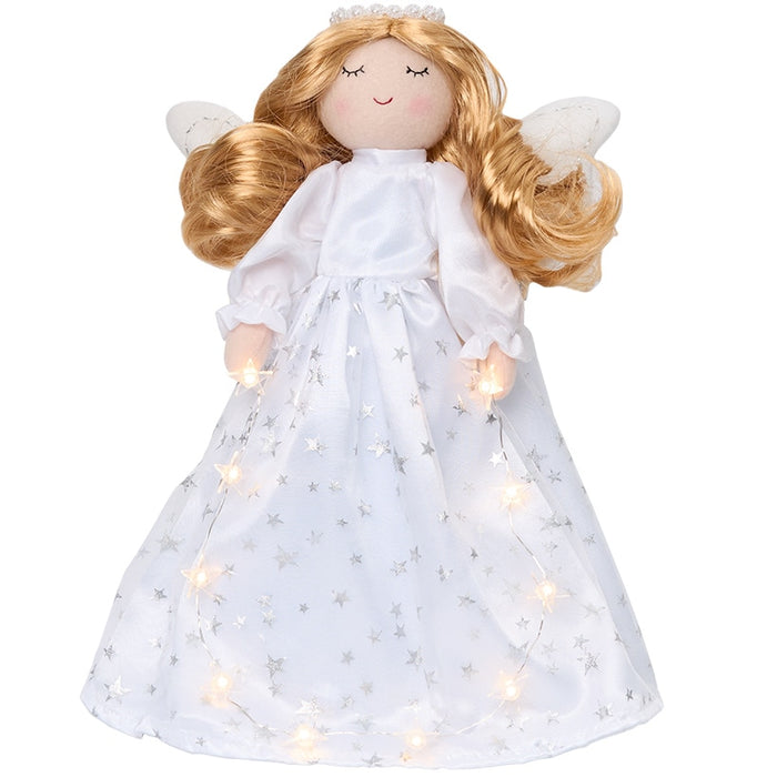 Lighted Christmas Angel Tree Topper | The Lakeside Collection
