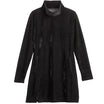 Women's Velour Long Tunic with Turtleneck | The Lakeside Collection