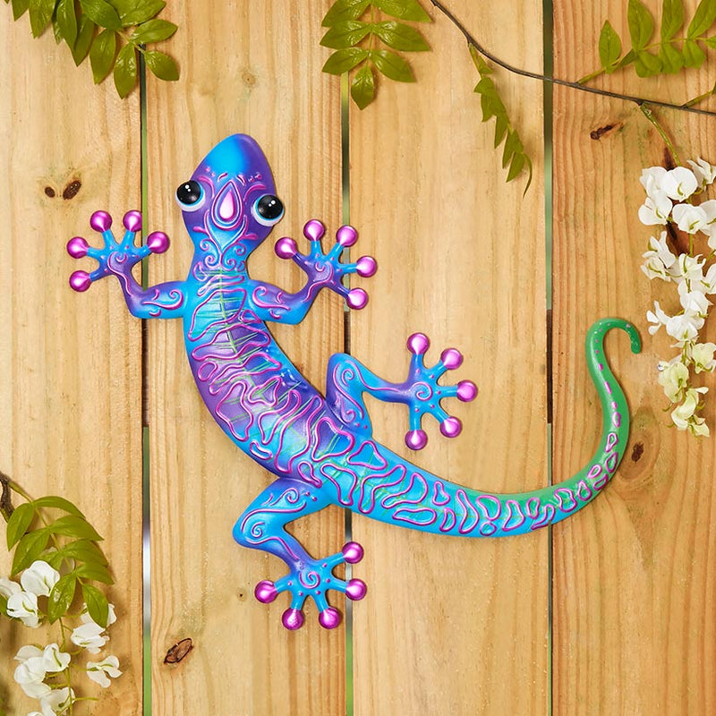 Metal Gecko Wall Decor | The Lakeside Collection