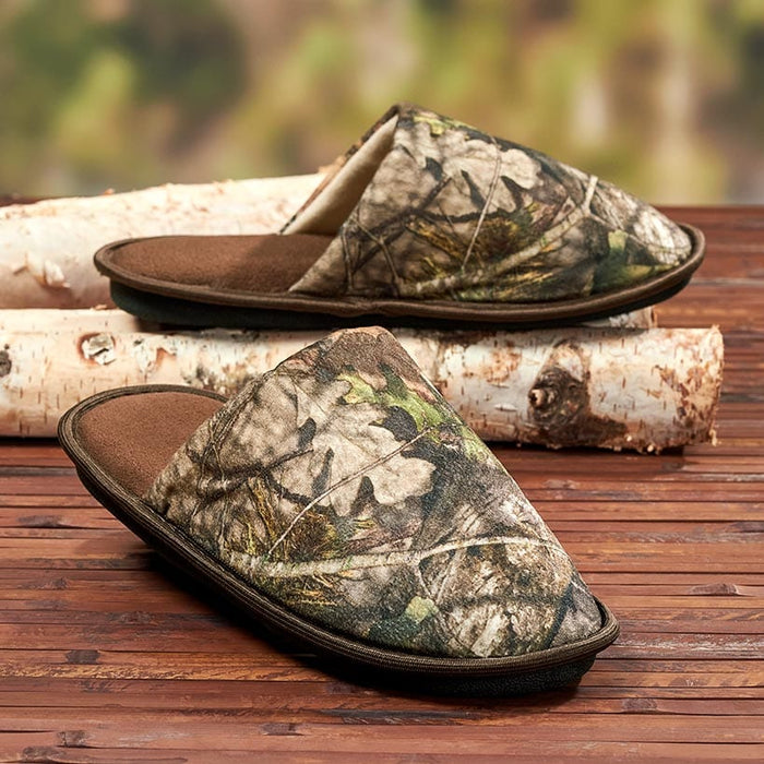 Men's Mossy Oak Camo Slippers | The Lakeside Collection