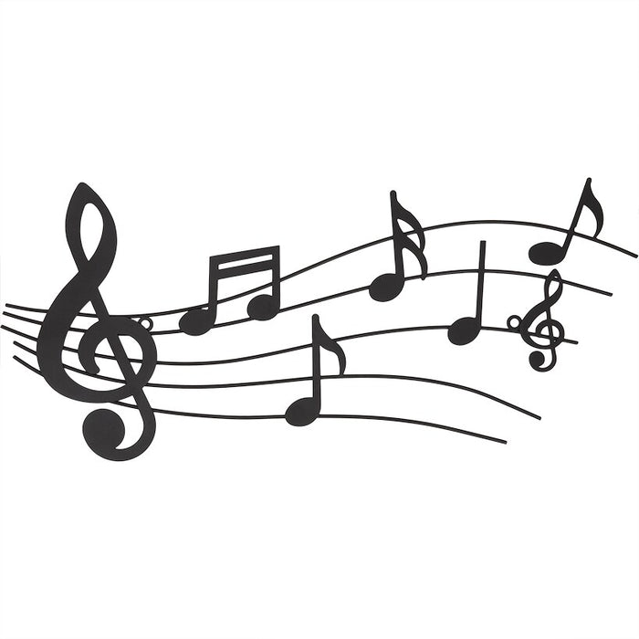 Music Wall Decor Metal Notes | The Lakeside Collection