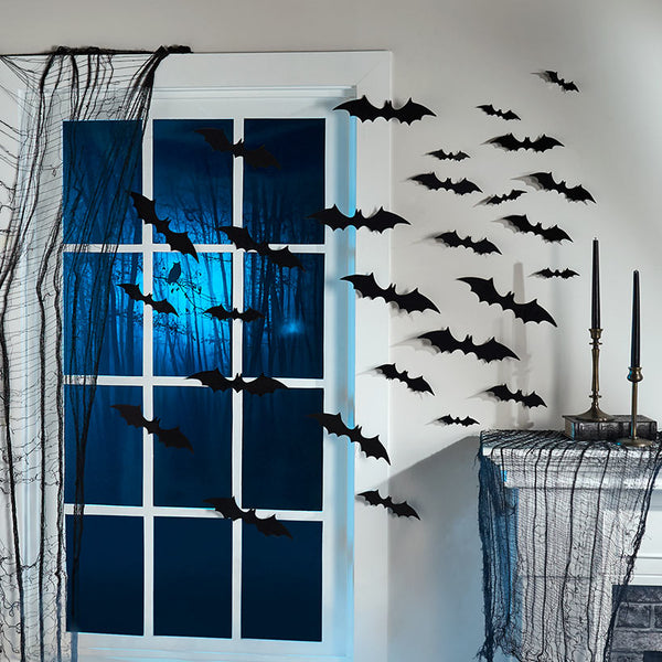 Halloween Bat Décor - 28 Piece Set | The Lakeside Collection