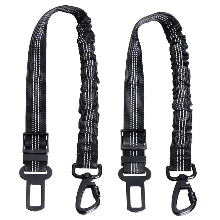 Pet Bungee Seat Belts Set of 2,Expands 21" with Rotating Clamp | The ...