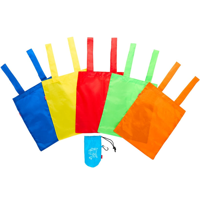 Reuseable Shopping Bags Multicolor - Set of 5 | The Lakeside Collection