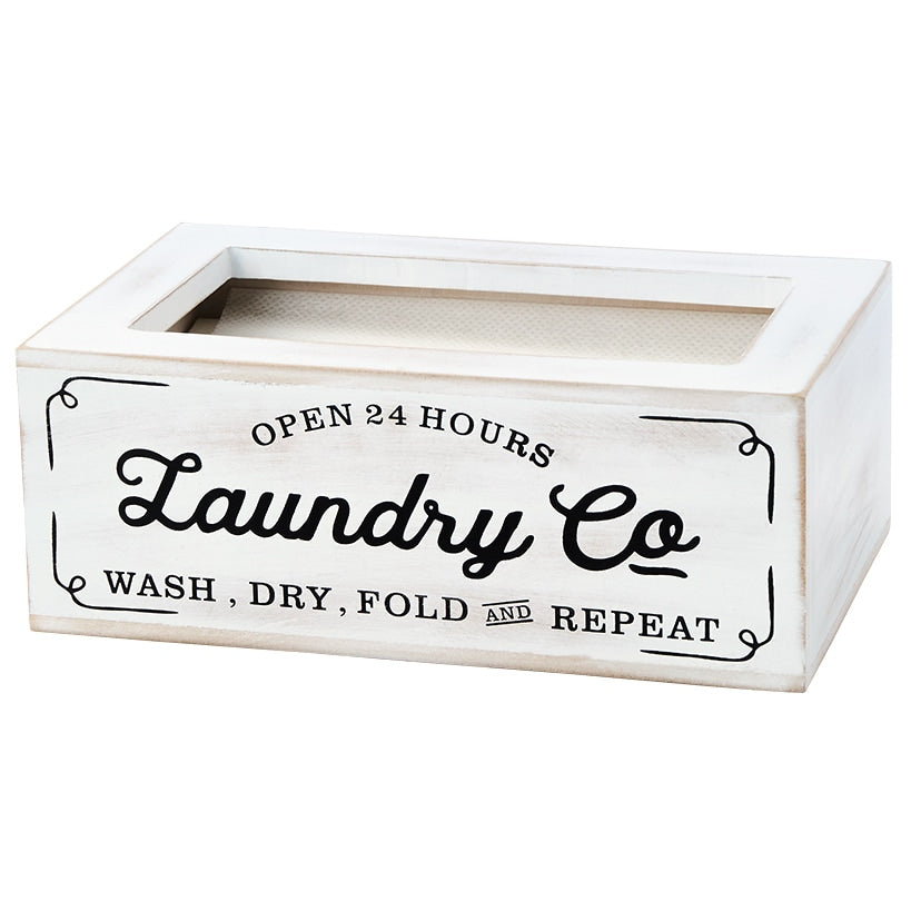 Vintage Laundry Room Decor - Magnets and Dryer Sheet Box | The Lakeside ...