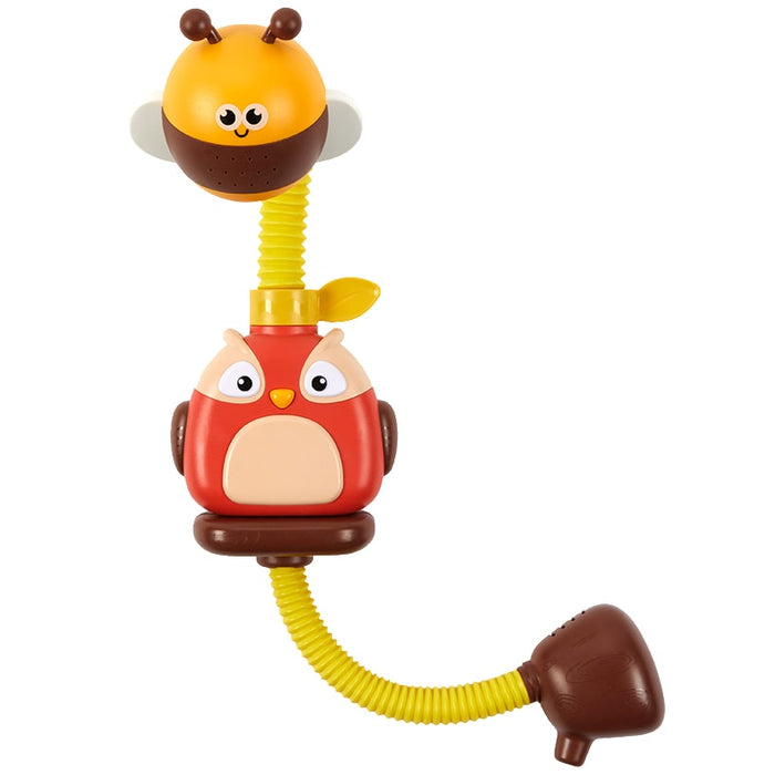 Water Pump Bath Toy-Bee and Owl | The Lakeside Collection
