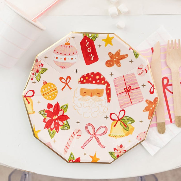 Christmas Disposable Paper Dinnerware Sets | The Lakeside Collection