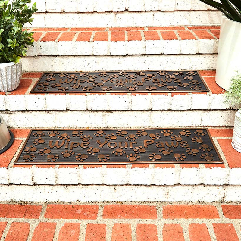 Rubber Stair Treads Set of 2 or Doormat, Wipe Your Paws | The Lakeside ...